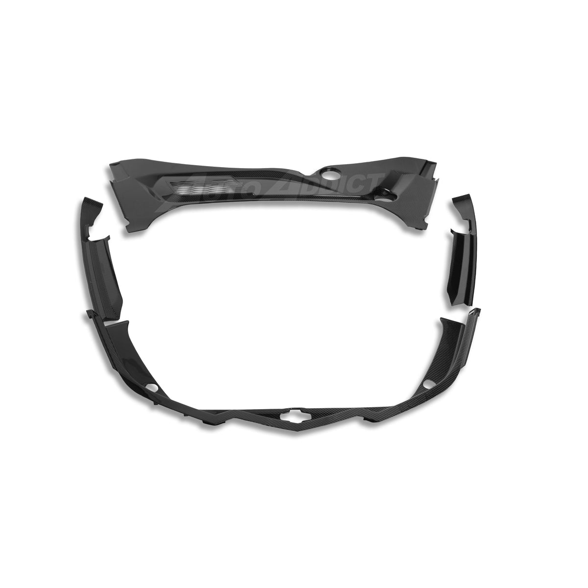2020-2026 Corvette C8 Carbon Fiber Pre-Preg Front Frunk Surround Trim ...