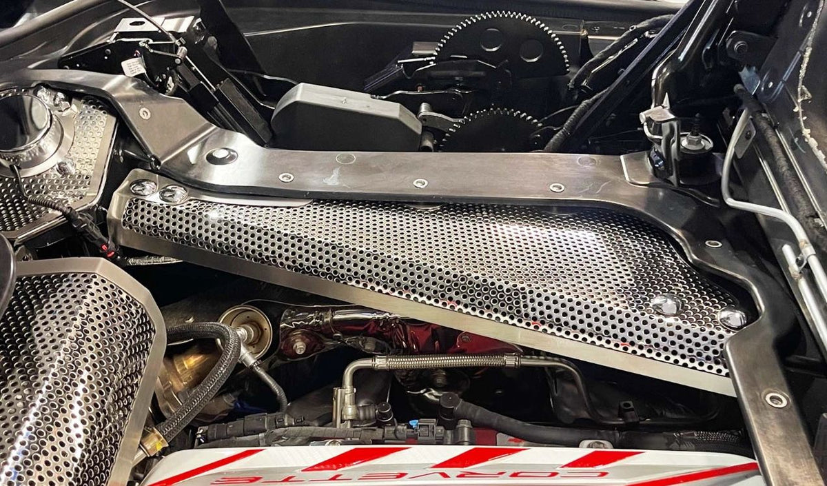HTC C8 Corvette Header Guard and Crossmember Covers Perforated – CForce ...