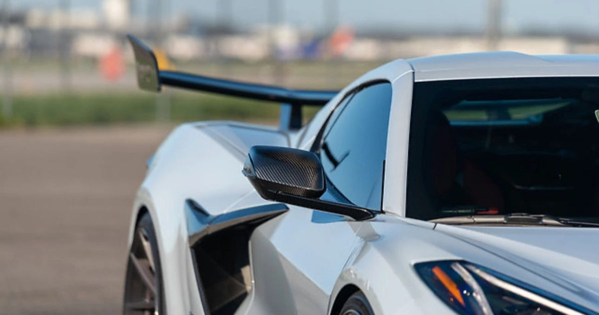 AGM C8 Corvette Z06/ERay ZR1 High Wing (Visible Carbon / Carbon Flash ...
