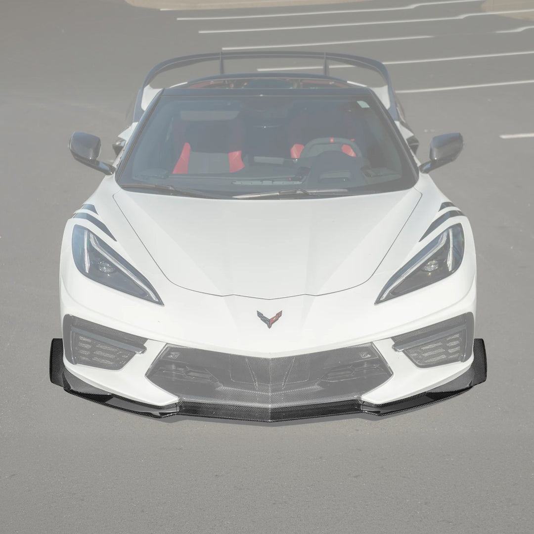 Corvette C8 Stingray Front Splitter with Canards [Z06 / Z07 Conversion ...